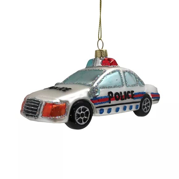 St. Nicholas Square | Holiday | St Nicholas Square Glass Police Car ...